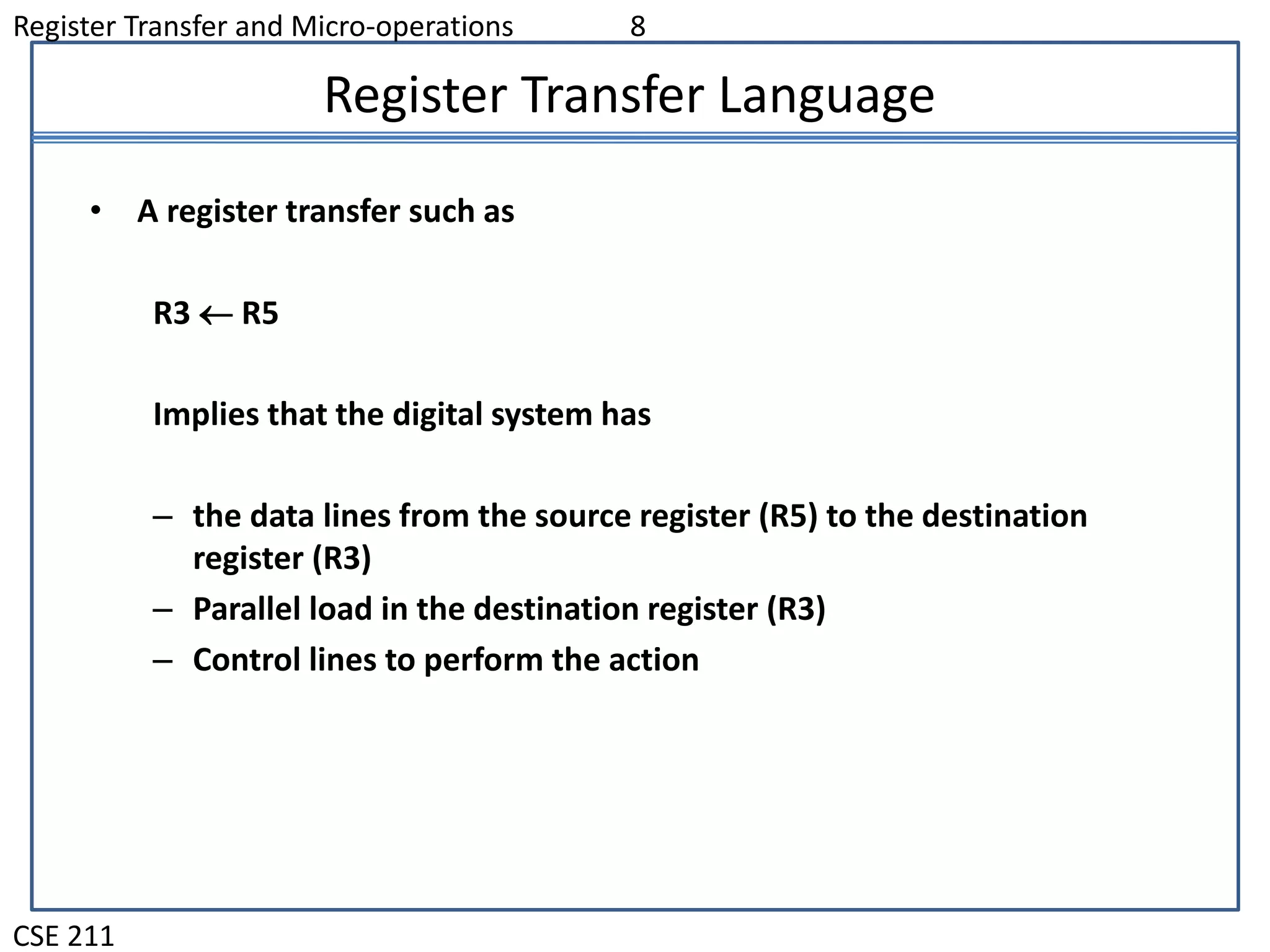 Register Transfer Language | PPTX