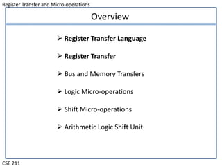 Register Transfer Language | PPTX