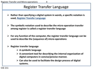 Register Transfer Language | PPTX