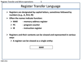 Register Transfer Language | PPTX
