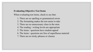 Objective type of test | PPT