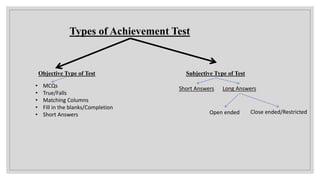 Objective type of test | PPT