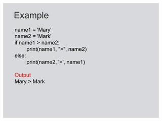 Decision Structures and Boolean Logic | PPT
