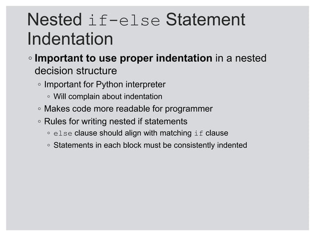 Decision Structures And Boolean Logic Ppt Programming Languages Computing