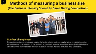 Business Size | PPTX | Business Accounting & Finance | Business