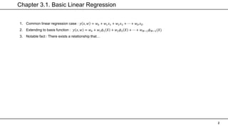 PRML Chapter 3 | PPT