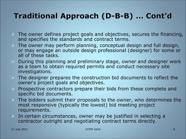 Chapter 3- Contract Management | PPT
