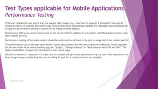 Chapter 3 - Common Test Types and Test Process for Mobile Applications ...