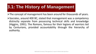 Chapter 3: Management Theory and Development | PPT