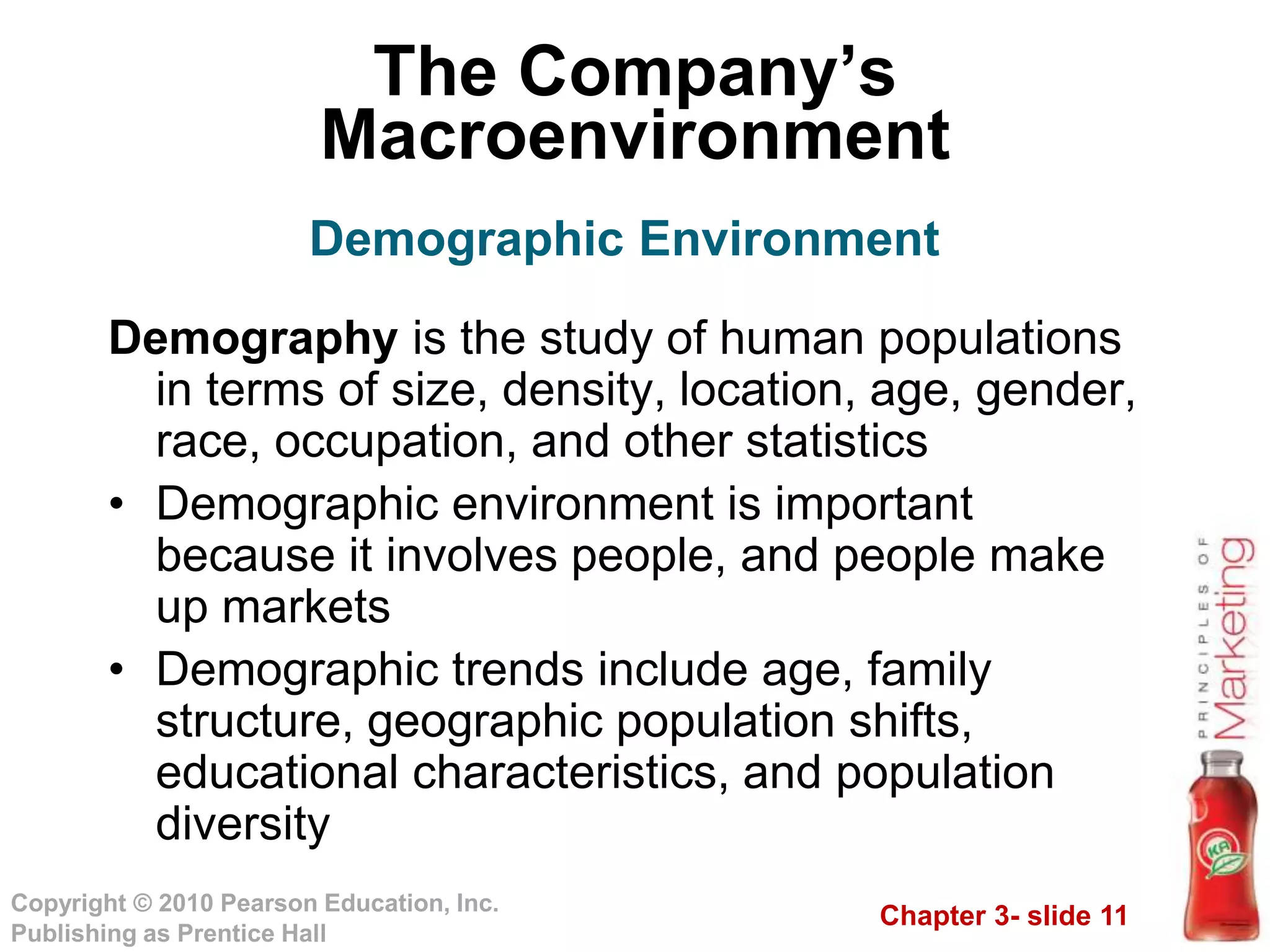 Principles of Marketing Chapter #3 | PPT