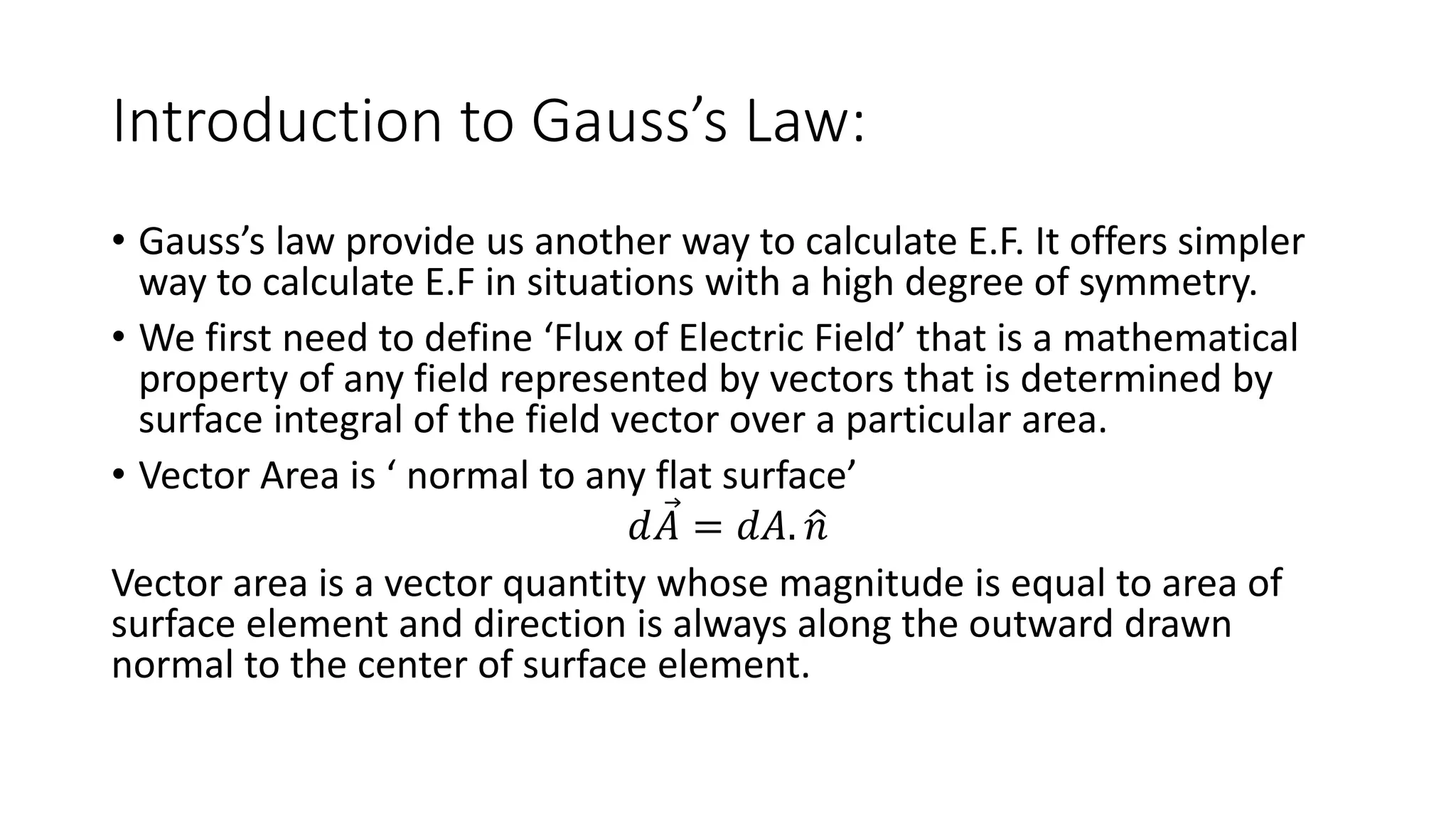 Chapter 3 Gauss's Law.pptx