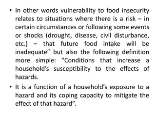 Vulnerability to Shocks | PPTX