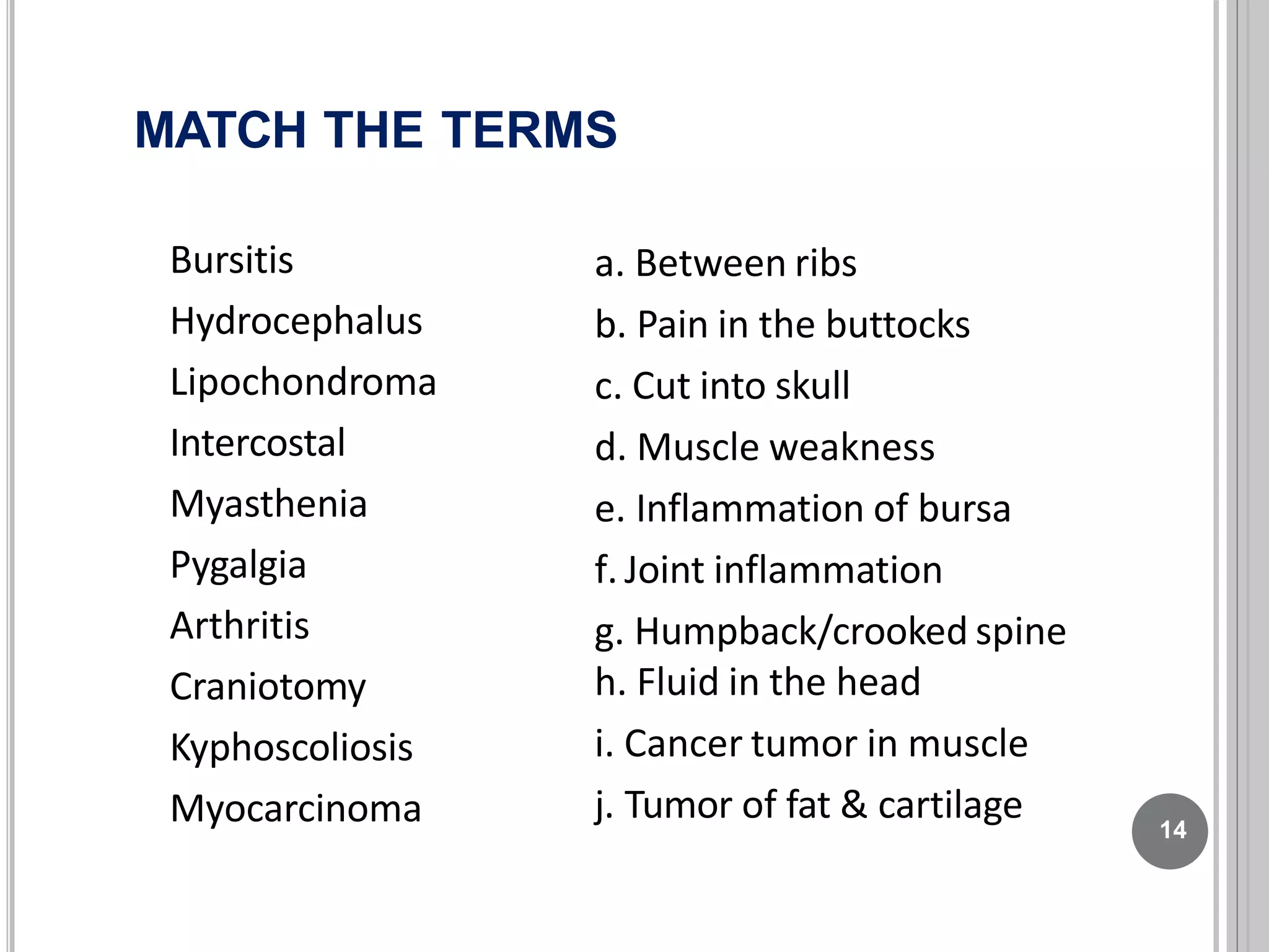 medical terminology | PPTX