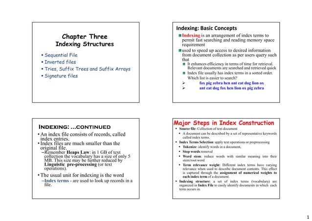 Chapter 3 Indexing.pdf | Search | Internet