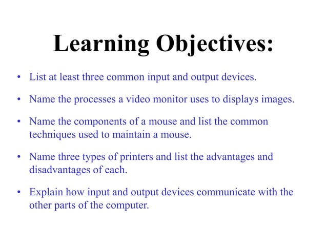 Chapter3.ppt | Computer Peripherals | Computing