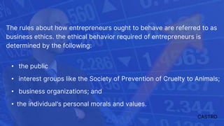 Chapter 3.THE ETHICAL AND SOCIAL RESPONSIBILITIES OF THE ...