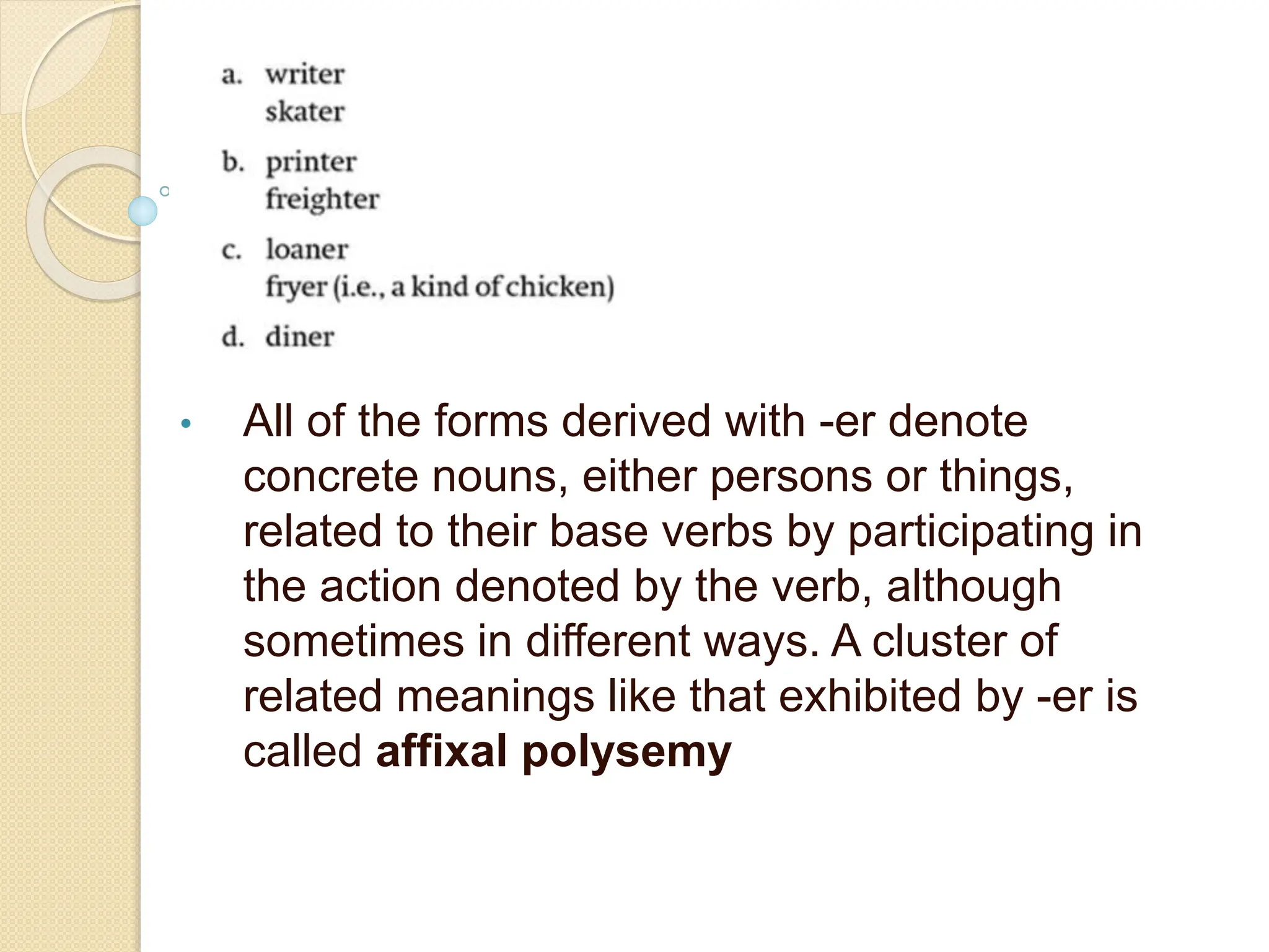CHAPTER 3. Lexeme Formation (Morphology (Linguistics) | PPTX