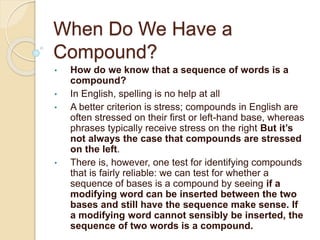 CHAPTER 3. Lexeme Formation (Morphology (Linguistics) | PPTX