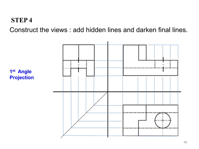 CHAPTER 3. MULTI-VIEW DRAWING (2).pptx | 3-D Graphics | Computer Software and Applications