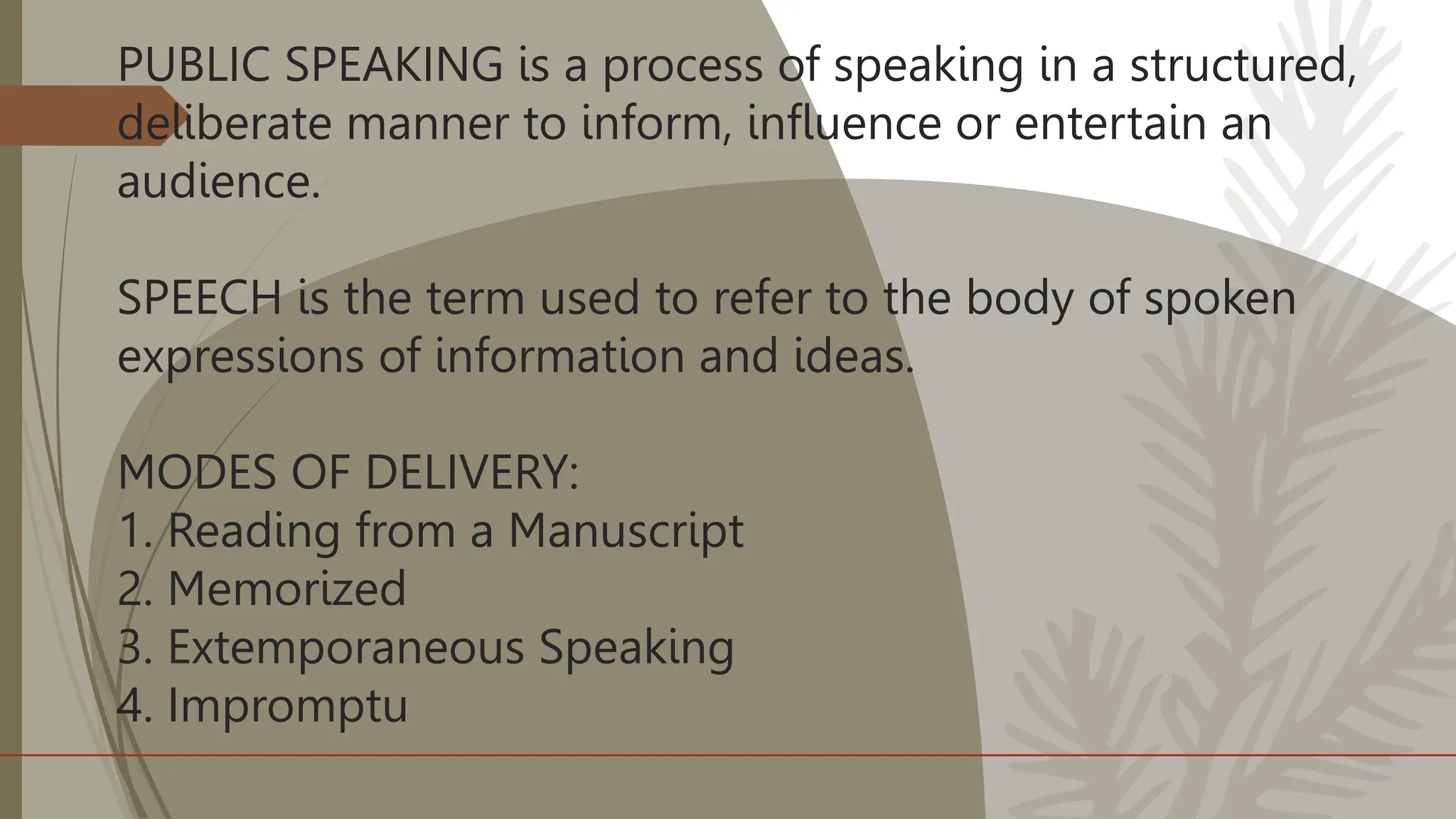 PURPOSIVE COMMUNICATION || (CHAPTER 3) | PPTX