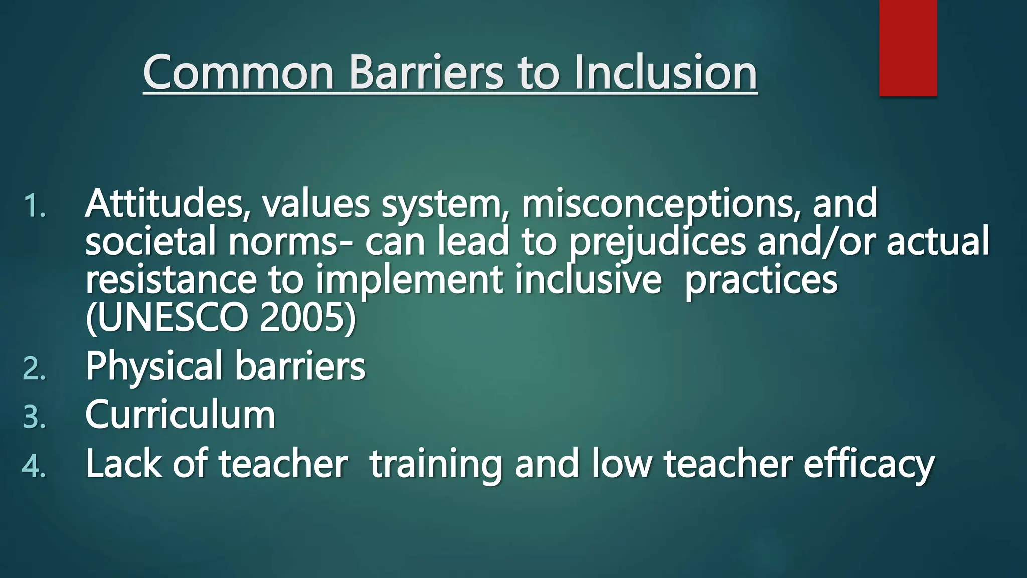 CHAPter 3 making schools inclusive........ | PPTX