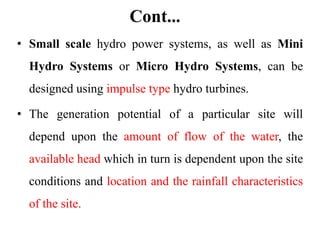 Hydro Energy or Hydro power conversion Technology | PPTX