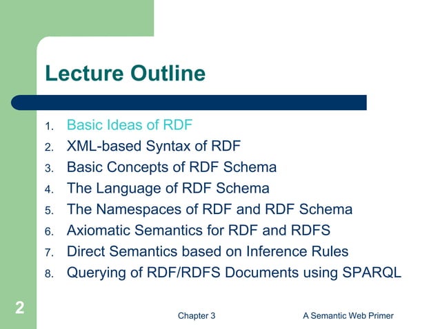 Semantic Web Resource Description Framework Ppt Databases Computer Software And Applications