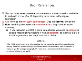 Chapter 3: Introduction to Regular Expression | PPTX