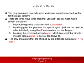 Chapter 3: Introduction to Regular Expression | PPTX