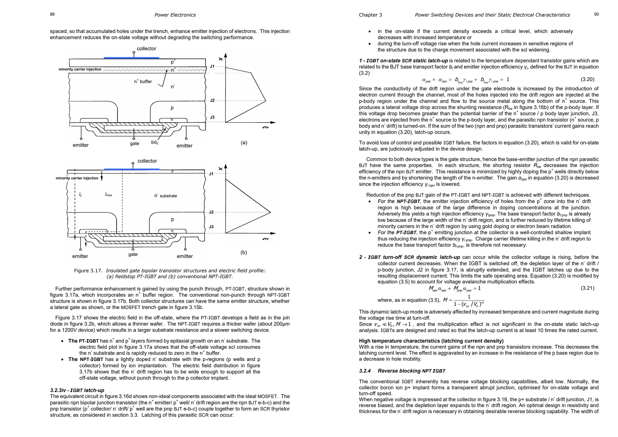 Power switching device and their static Electrical characteristics | PDF
