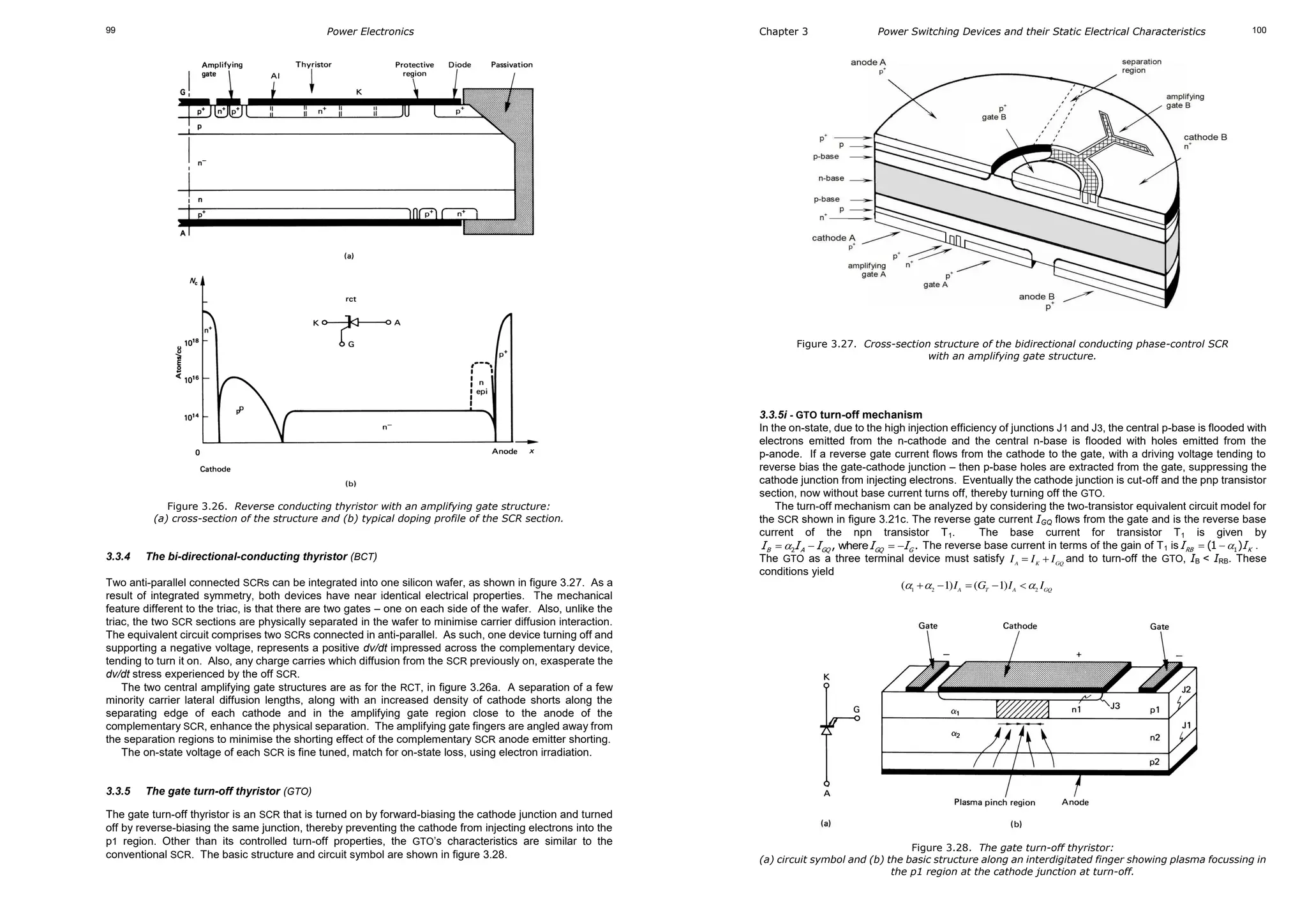 Power switching device and their static Electrical characteristics | PDF