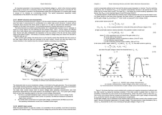 Power switching device and their static Electrical characteristics | PDF