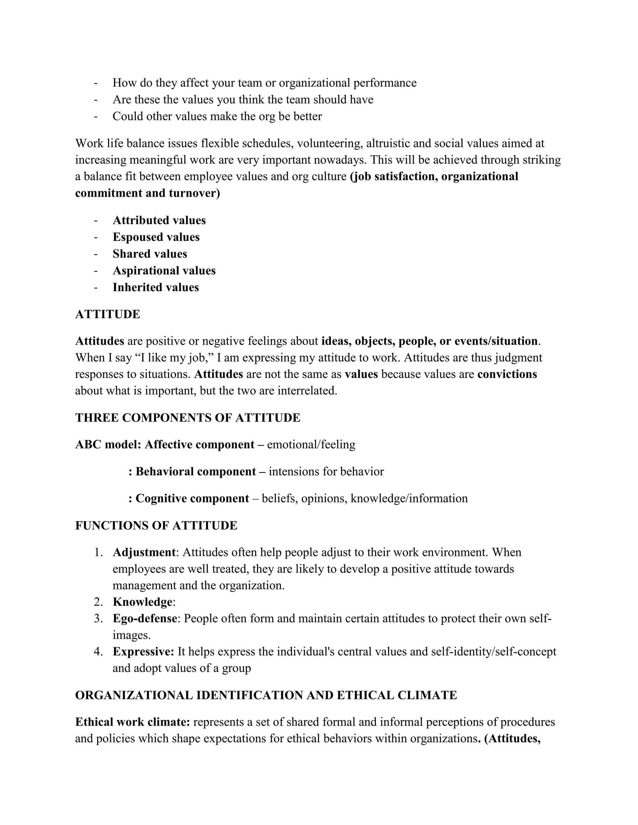 foundations of values in understanding human behaviour in an ...