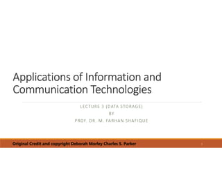 Applicatiins of information and communication | PPT