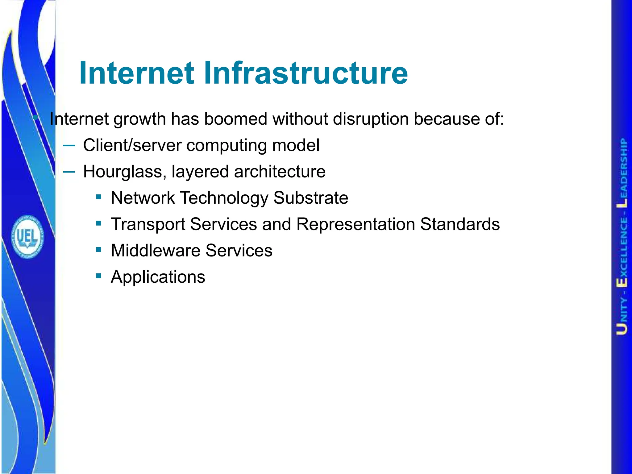 The infracstructure of information technology in e-commerce | PPT