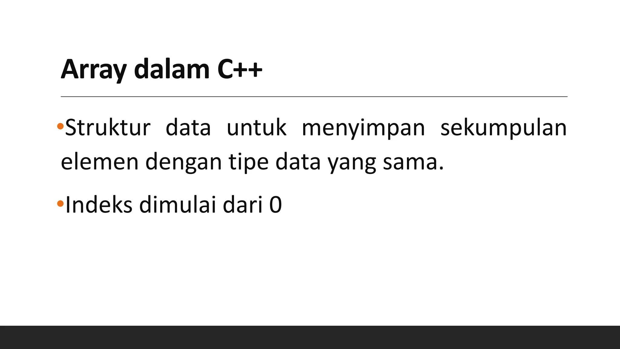 Penggunaan Prosedur dalam array dengan pemrograman c++ | PPT Penggunaan Prosedur dalam array dengan pemrograman c++ | PPT