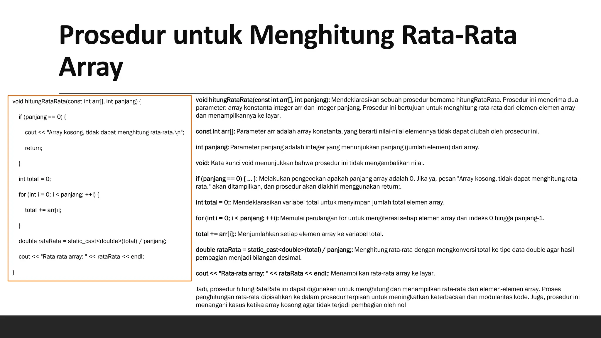 Penggunaan Prosedur dalam array dengan pemrograman c++ | PDF