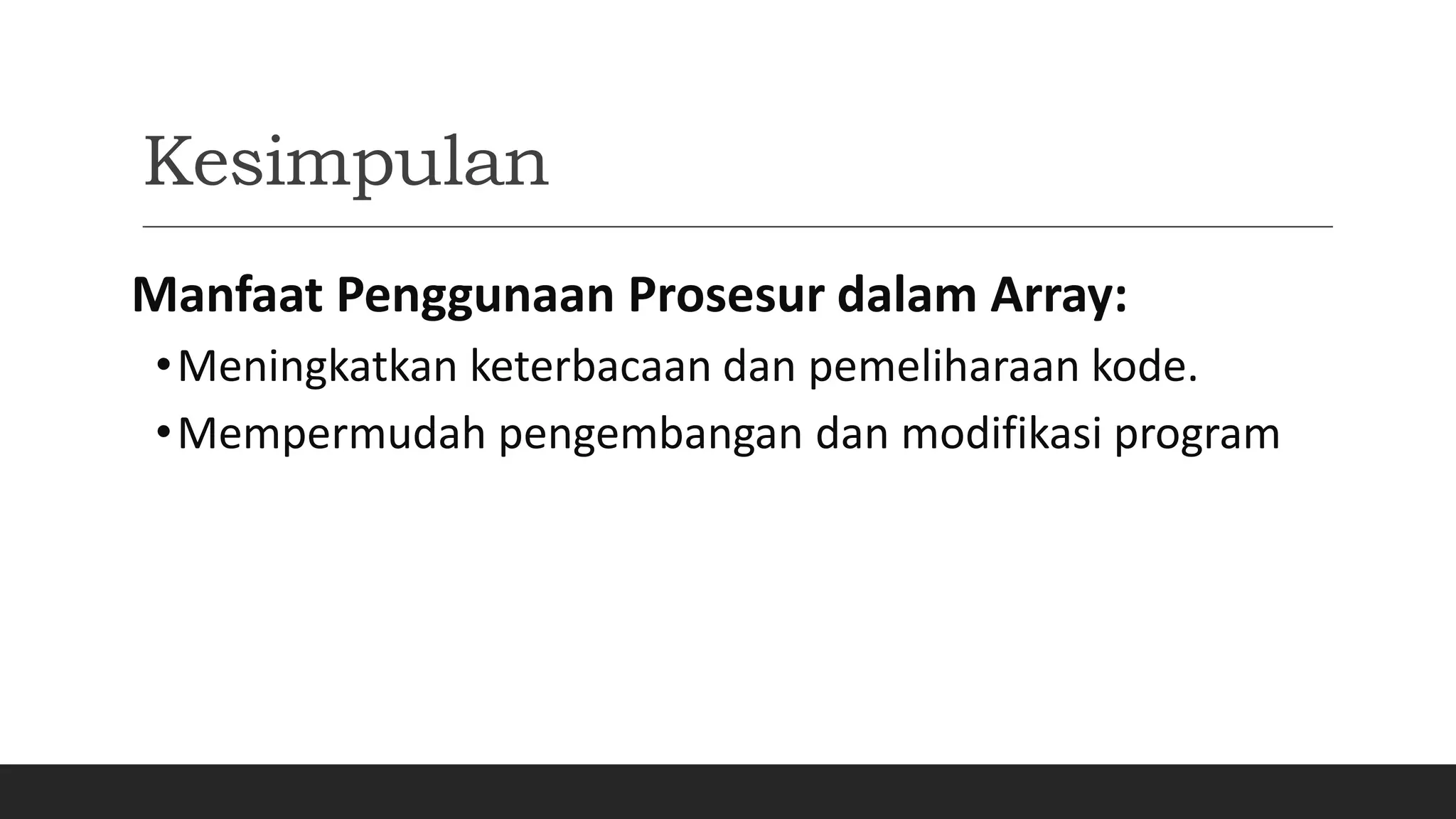Penggunaan Prosedur dalam array dengan pemrograman c++ | PDF