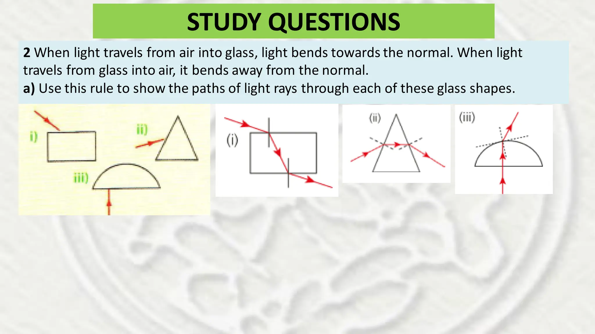 Edexcel, Physics, GCSEs,Refraction of light | PDF