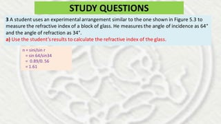 Edexcel, Physics, GCSEs,Refraction of light | PPT