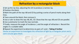 Edexcel, Physics, GCSEs,Refraction of light | PPT