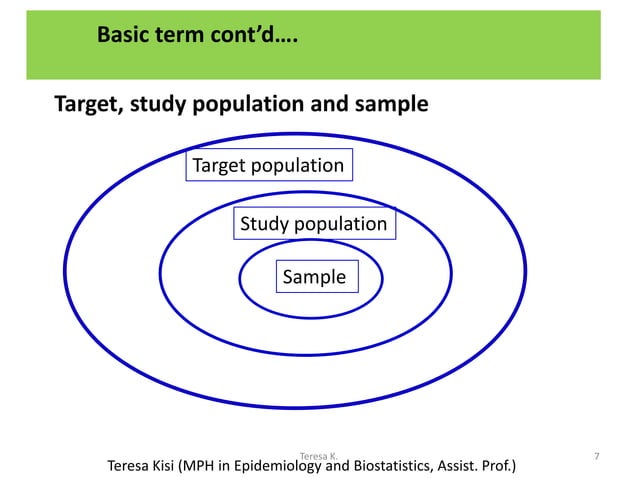Biostatics Presentation For Masters Clas Pdf Science