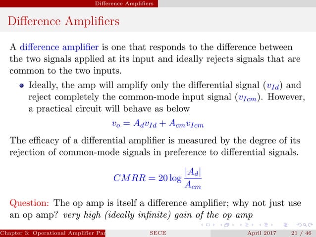 Chapter 3 operational amplifier electrical engineering | PDF