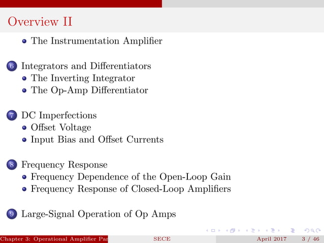 Chapter 3 operational amplifier electrical engineering | PDF