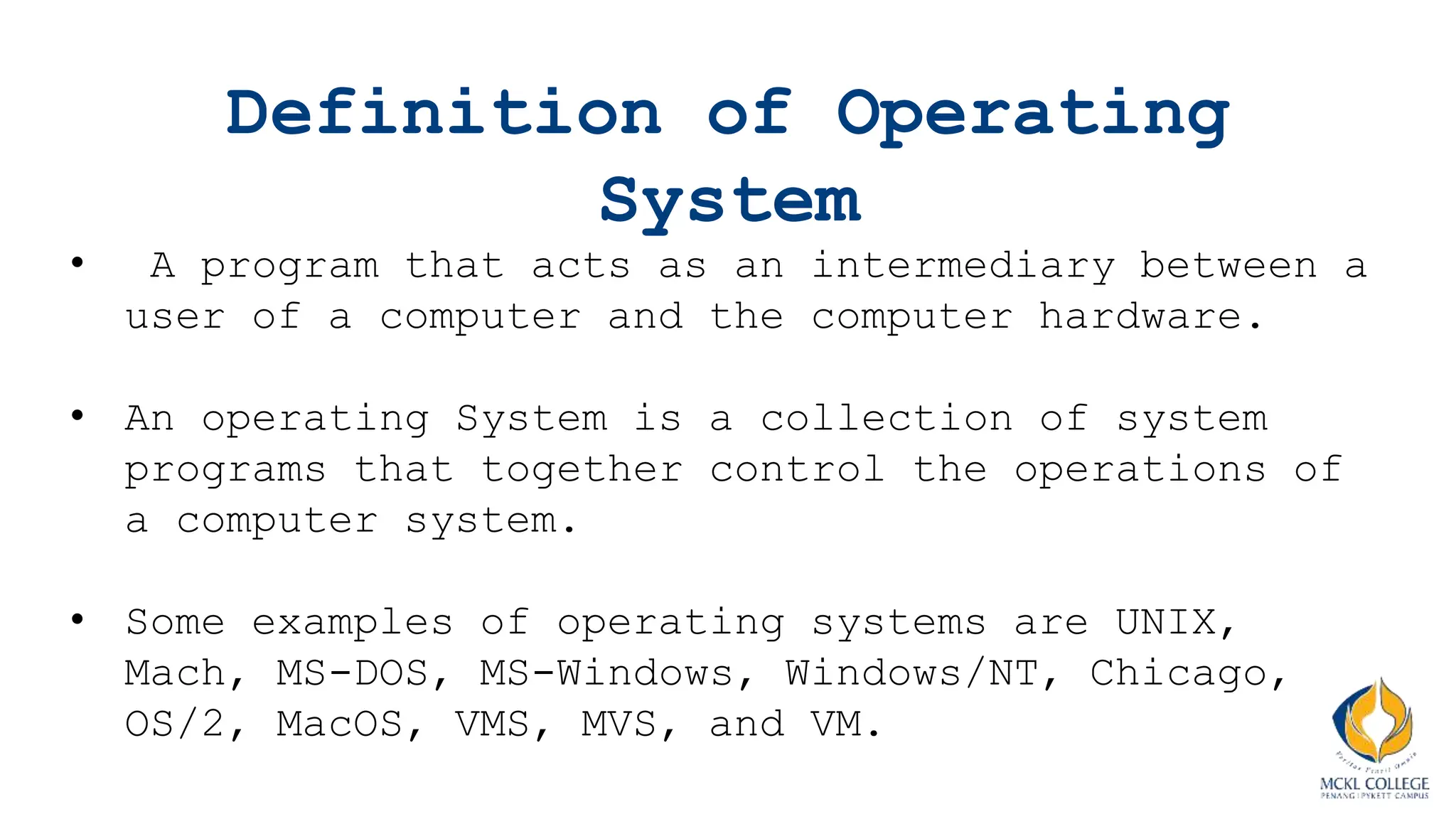 Chapter 3 Operating System Os It And Computer Science Pptx Operating Systems Computer