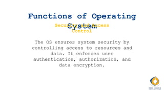 Chapter 3: Operating System (OS). IT and Computer Science | PPTX