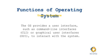 Chapter 3: Operating System (OS). IT and Computer Science | PPTX