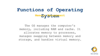 Chapter 3: Operating System (OS). IT and Computer Science | PPTX