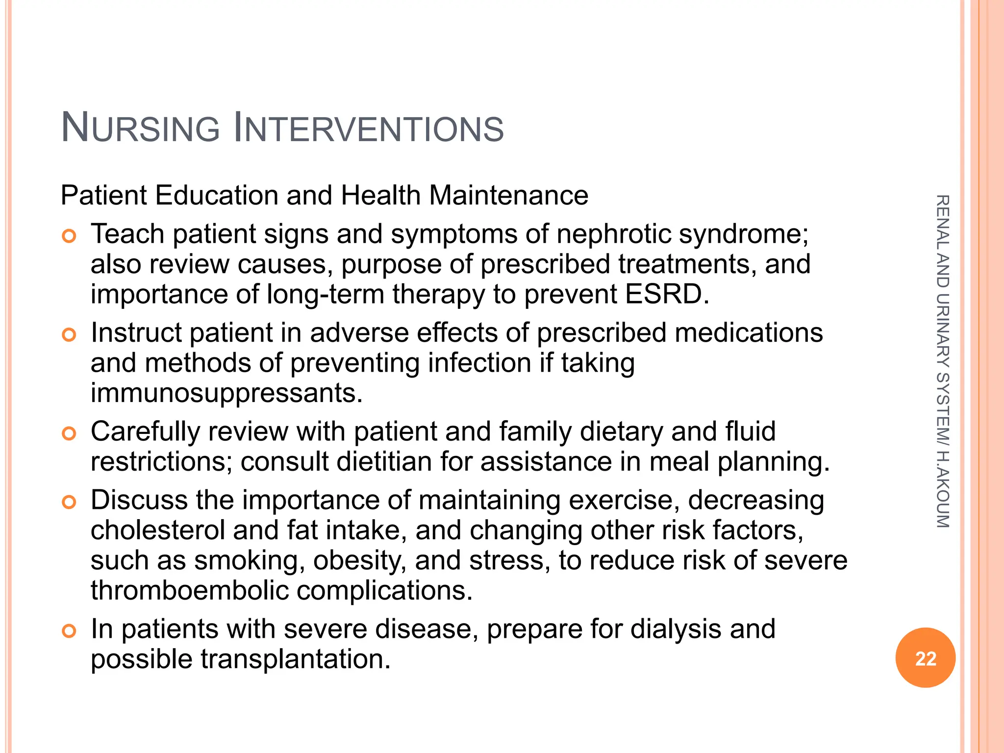 Nursing Management of patients with Renal Disorders | PPTX