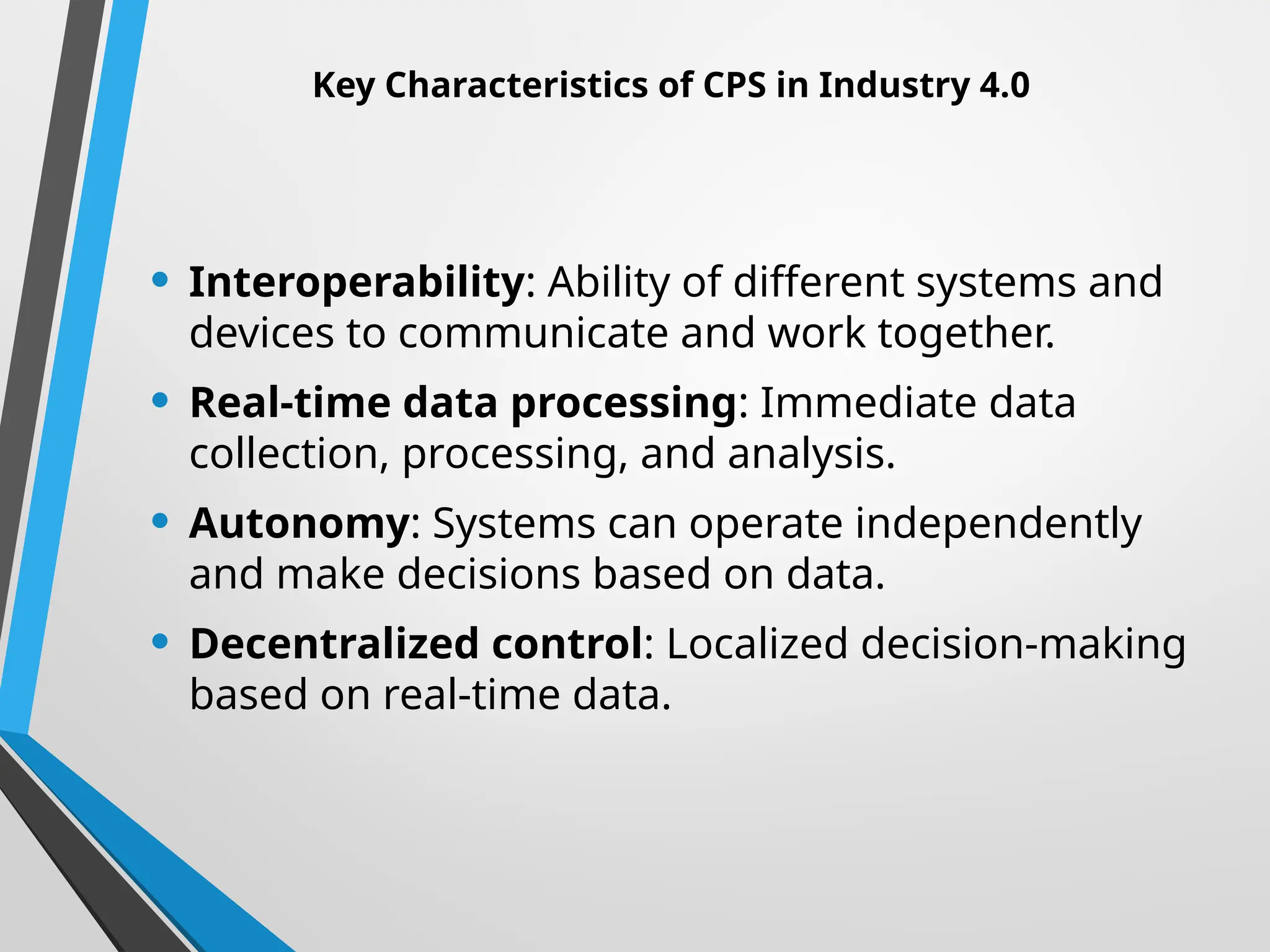 Cyber Physical System And Production Systems Pptx